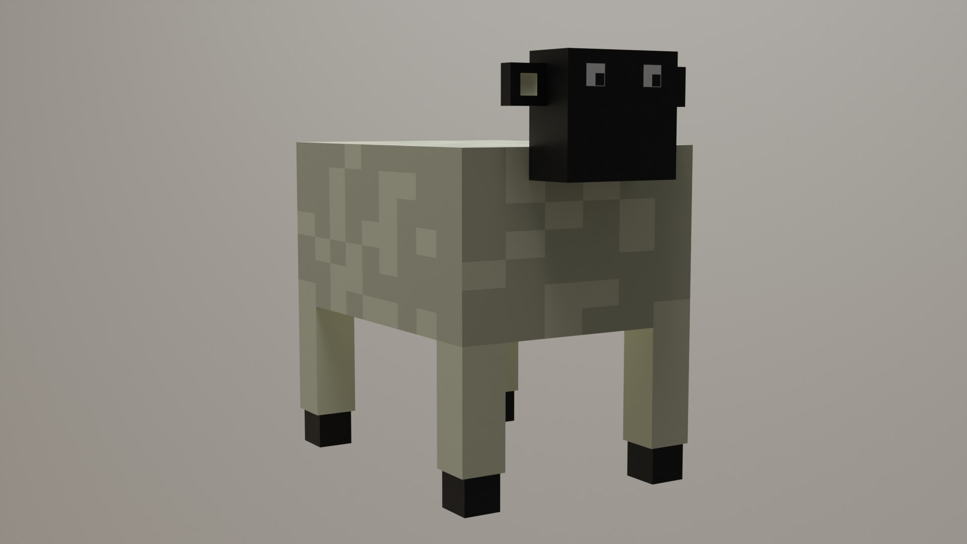3D model Voxel Low Polly Animal Sheep - TurboSquid 2181948