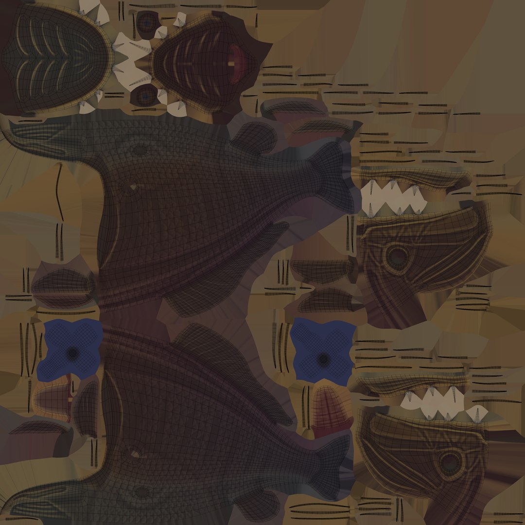 Fangtooth Fang Tooth 3D - TurboSquid 1650207