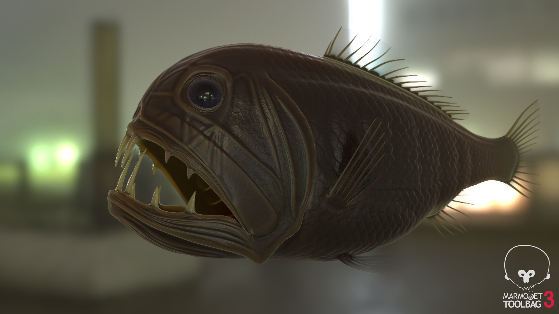 Fangtooth Fang Tooth 3D - TurboSquid 1650207