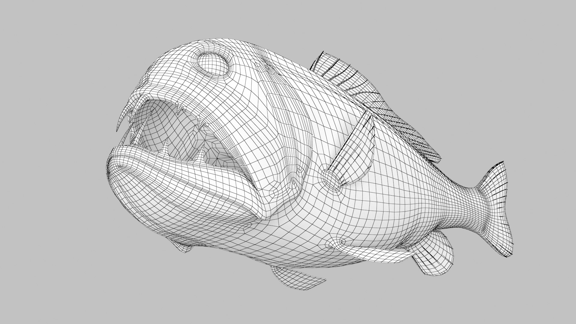 Fangtooth Fang Tooth 3D - TurboSquid 1650207