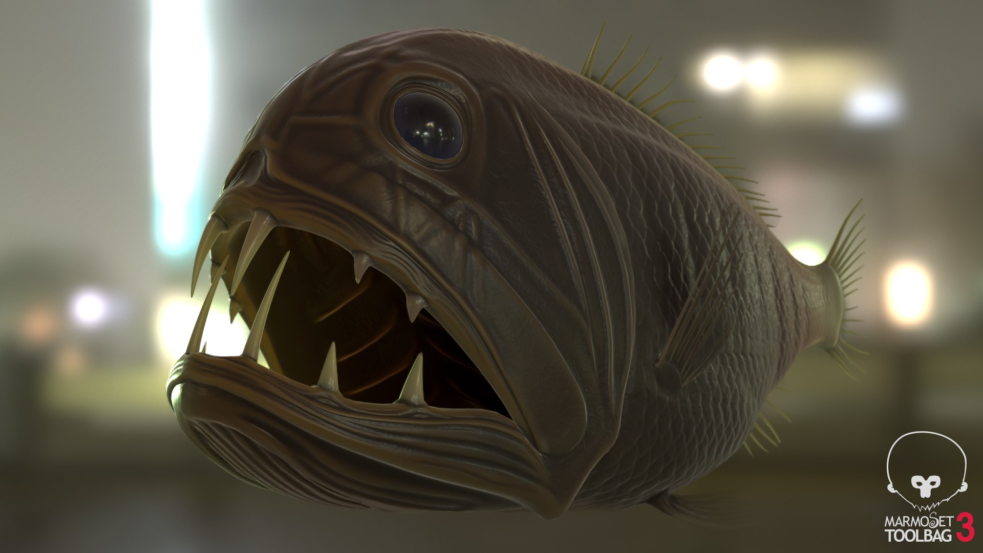 Fangtooth Fang Tooth 3D - TurboSquid 1650207