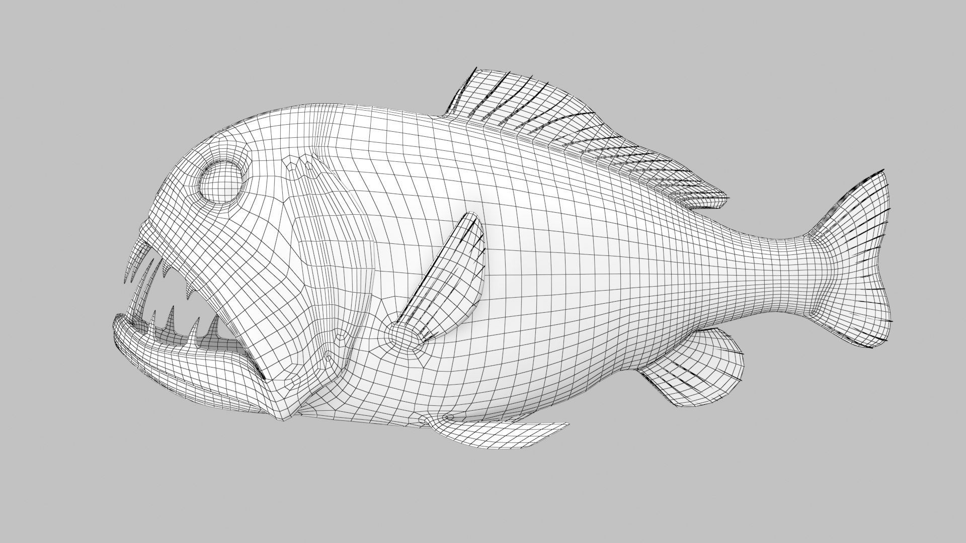 Fangtooth Fang Tooth 3D - TurboSquid 1650207