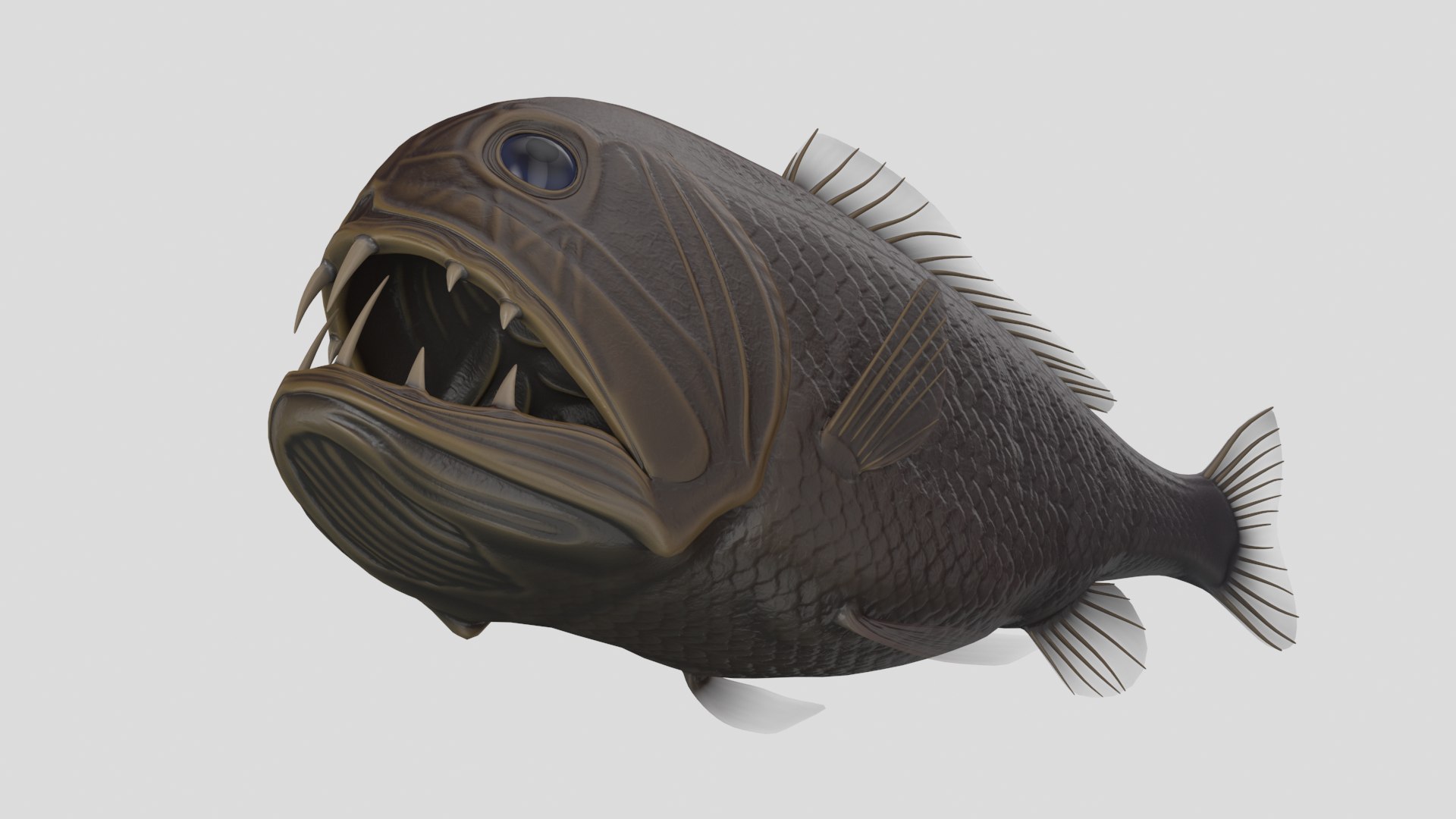 Fangtooth Fang Tooth 3D - TurboSquid 1650207