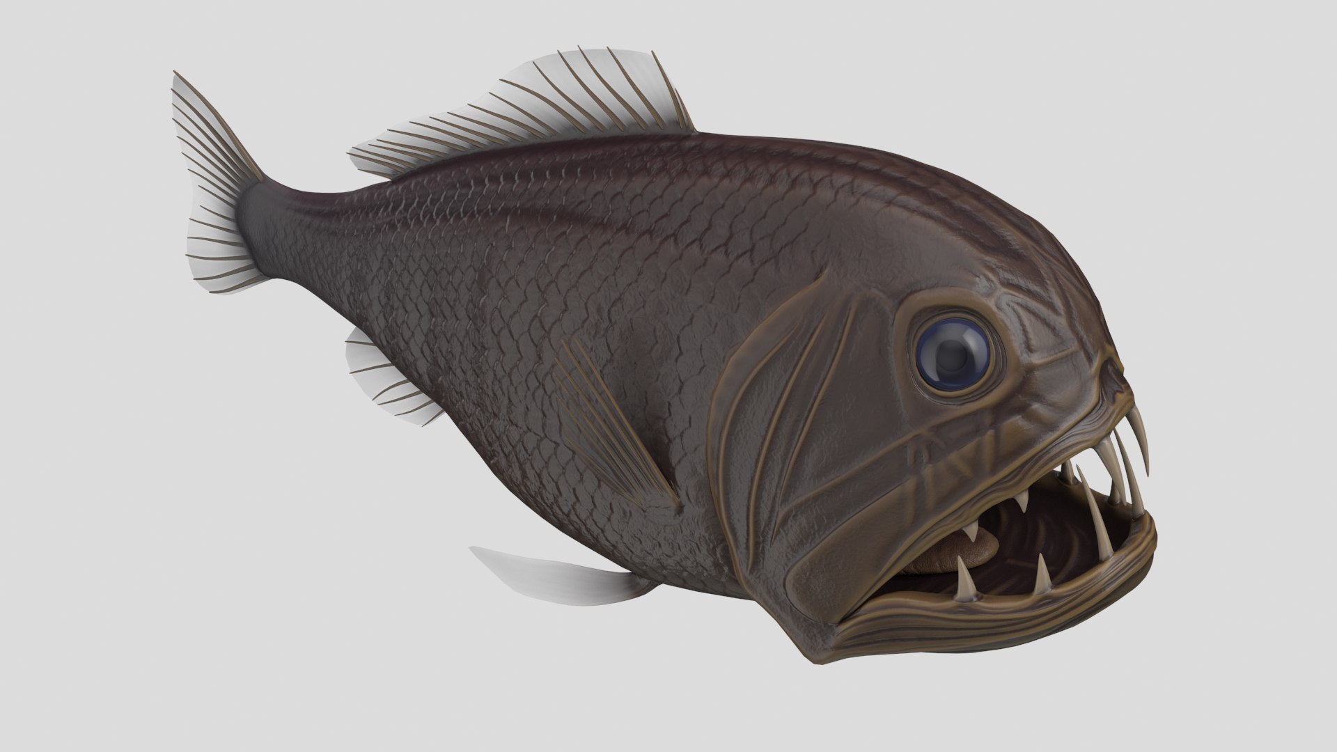 Fangtooth Fang Tooth 3D - TurboSquid 1650207