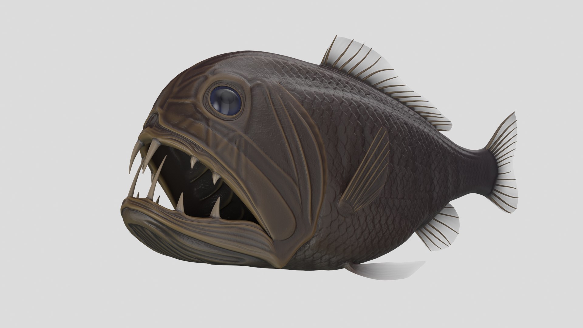 Fangtooth Fang Tooth 3D - TurboSquid 1650207