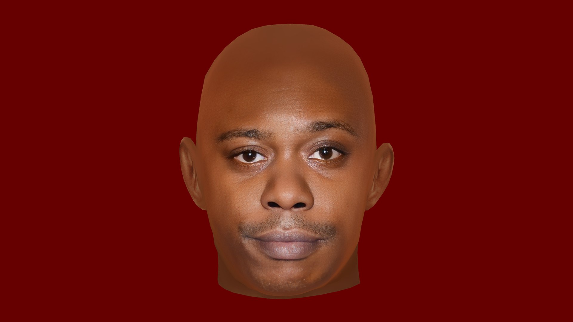 3D Model Dave Chappelle Head - Low Poly Head For Game Low-poly ...