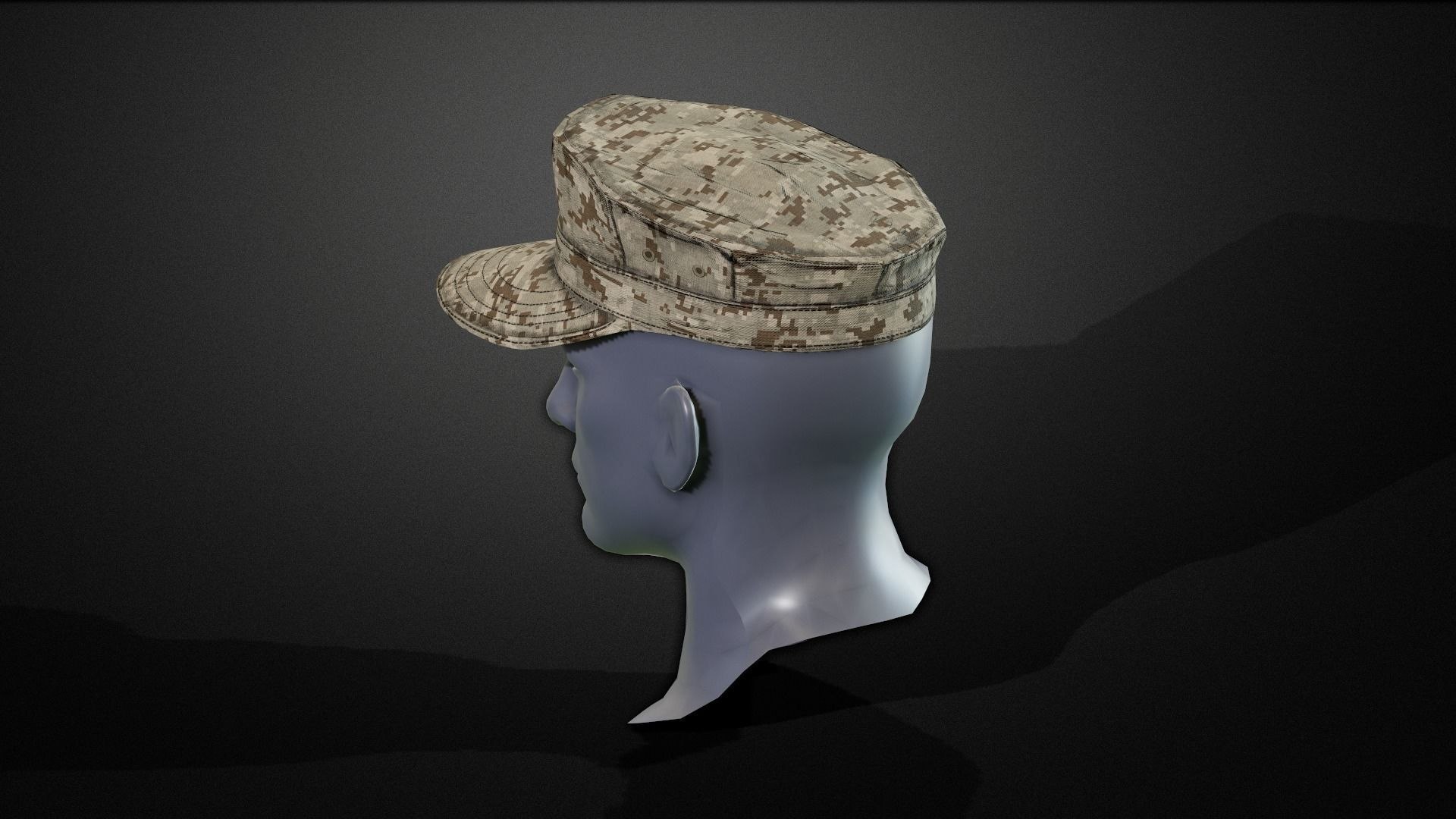 8pointcover Hat 3D Model - TurboSquid 1464981