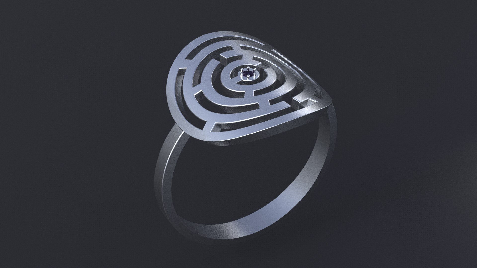 3D Ring Maze For CNC Or Print - TurboSquid 1994453
