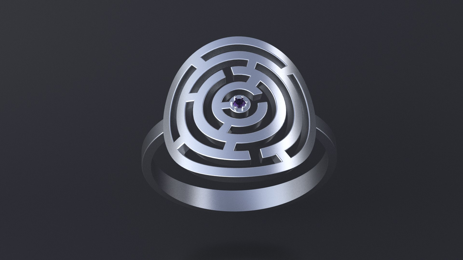 3D Ring Maze For CNC Or Print - TurboSquid 1994453