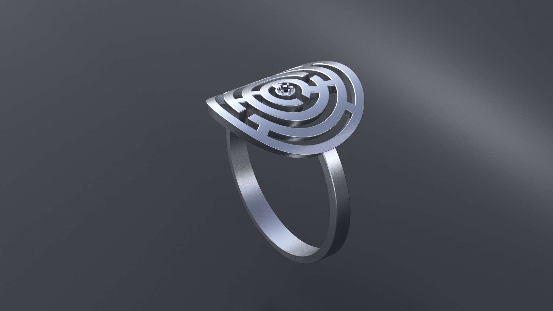 3D Ring Maze For CNC Or Print - TurboSquid 1994453