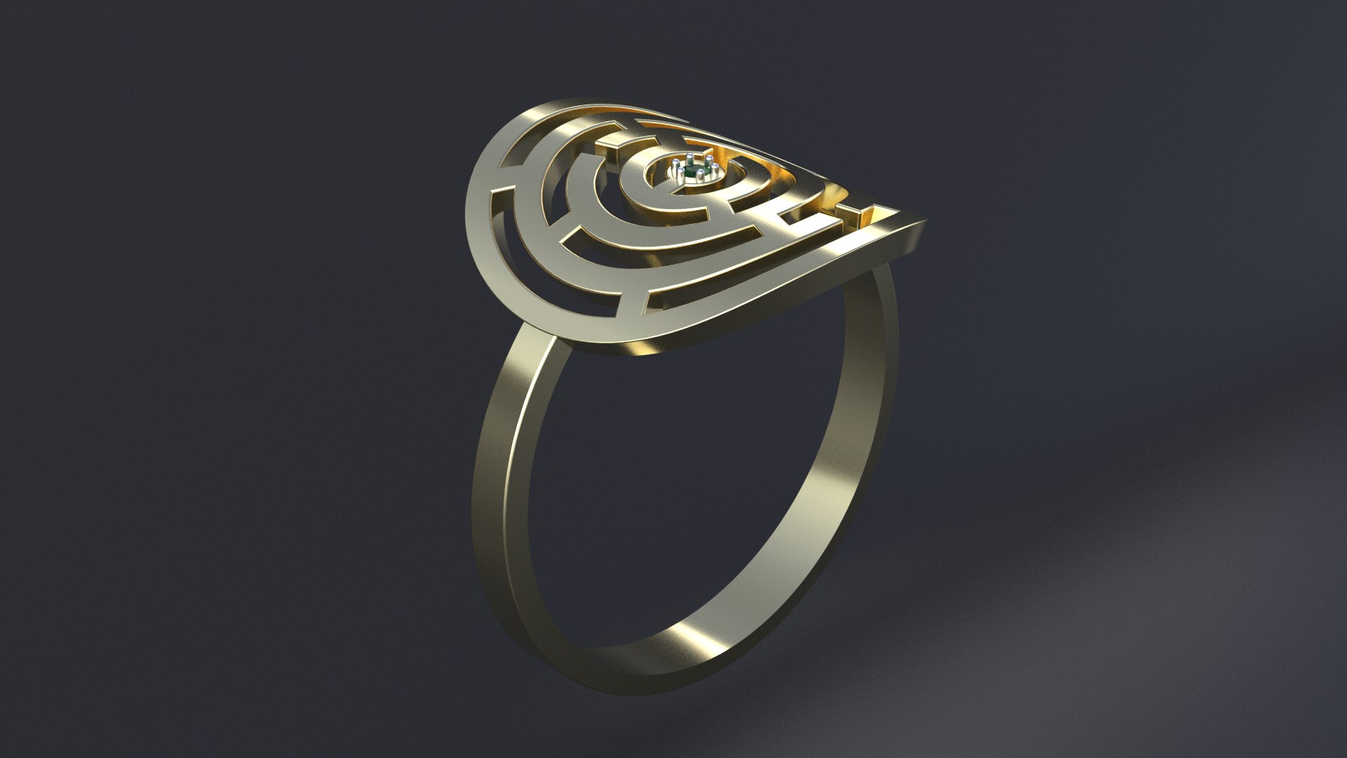 3D Ring Maze For CNC Or Print - TurboSquid 1994453