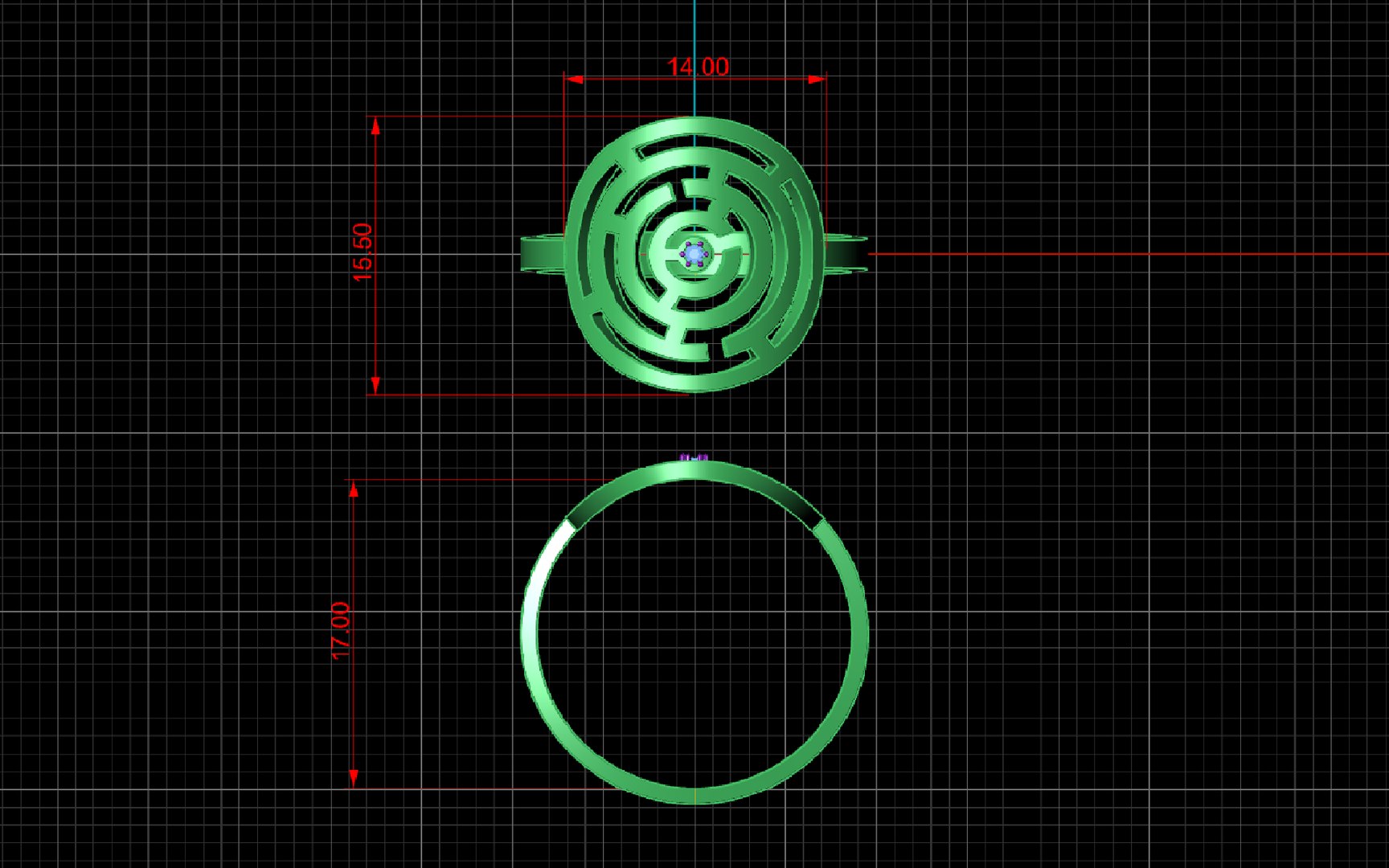 3D Ring Maze For CNC Or Print - TurboSquid 1994453