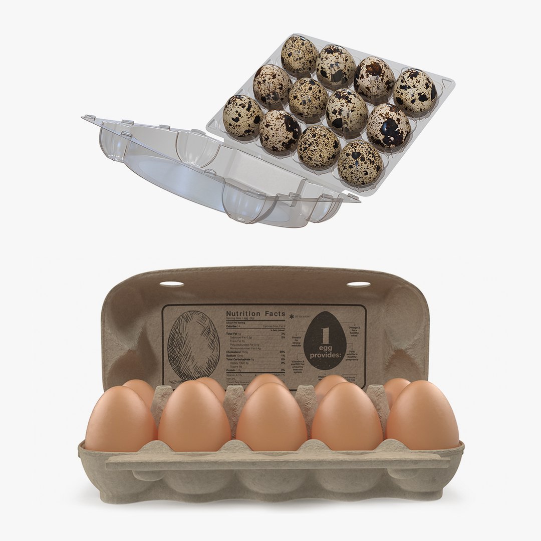 Eggs package 3D model - TurboSquid 1395203