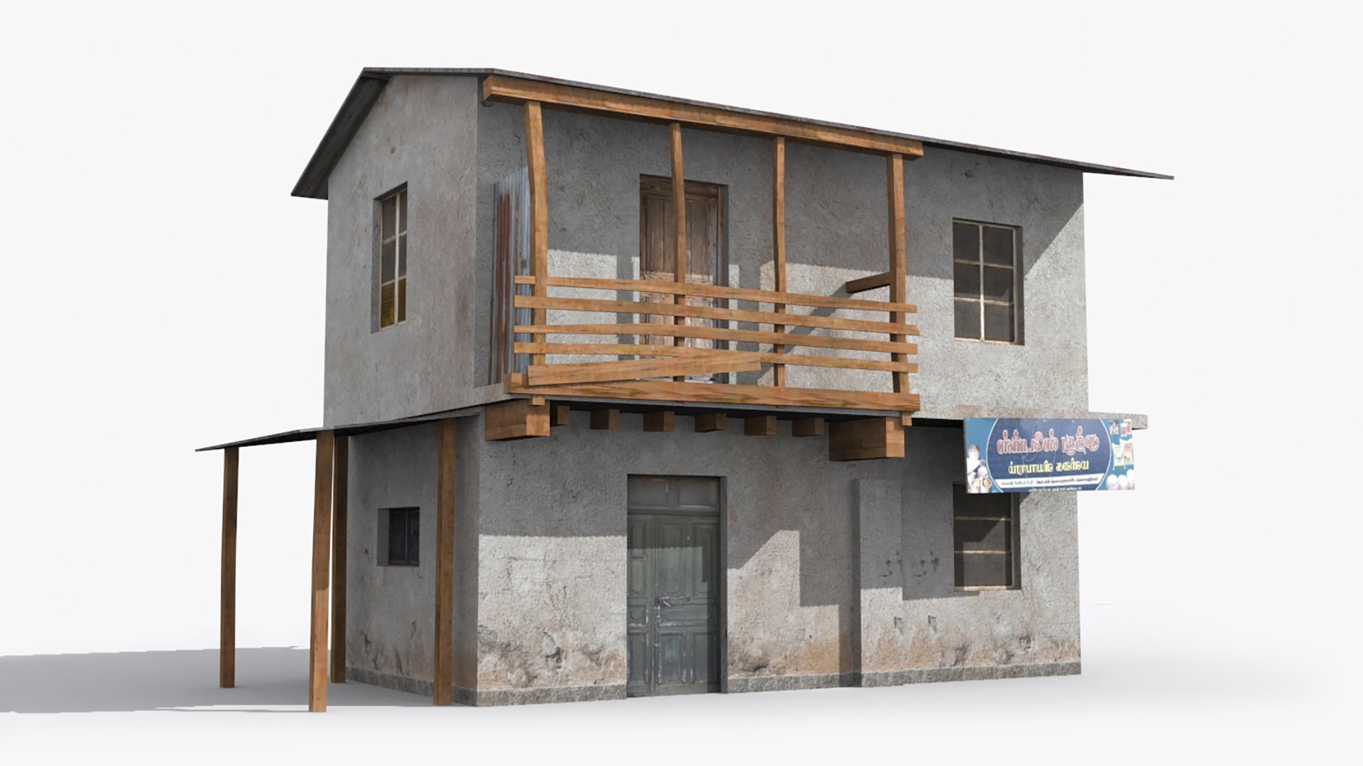 3D Slum Shanty Hut - TurboSquid 1666037
