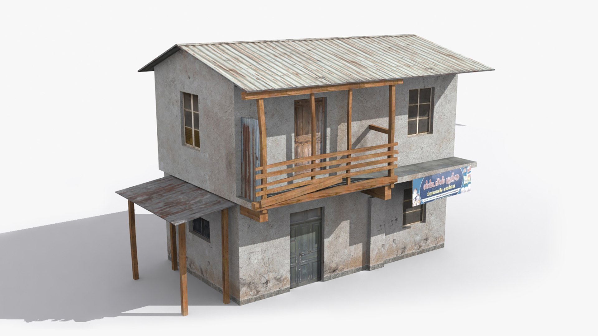 3D Slum Shanty Hut - TurboSquid 1666037