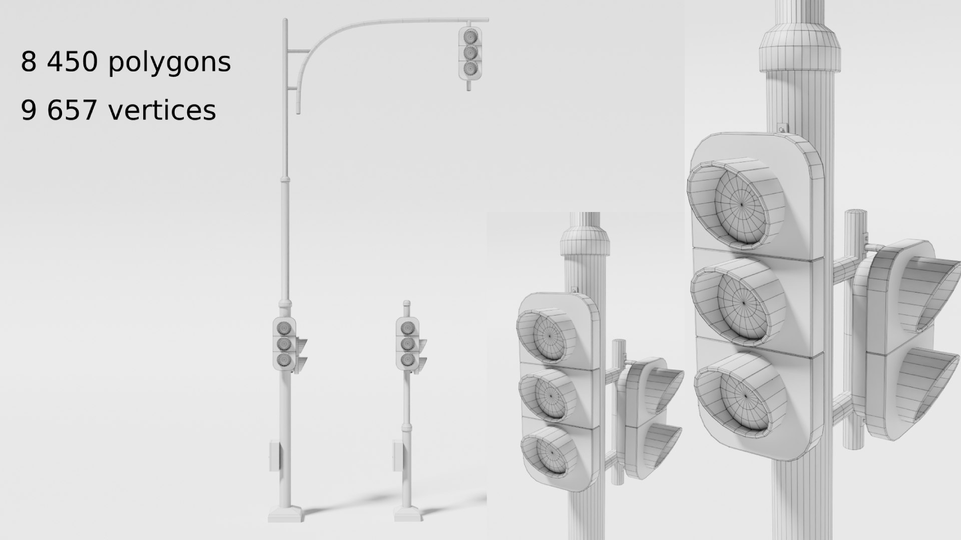 Street Traffic Stop Lights 3D Model - TurboSquid 1777603