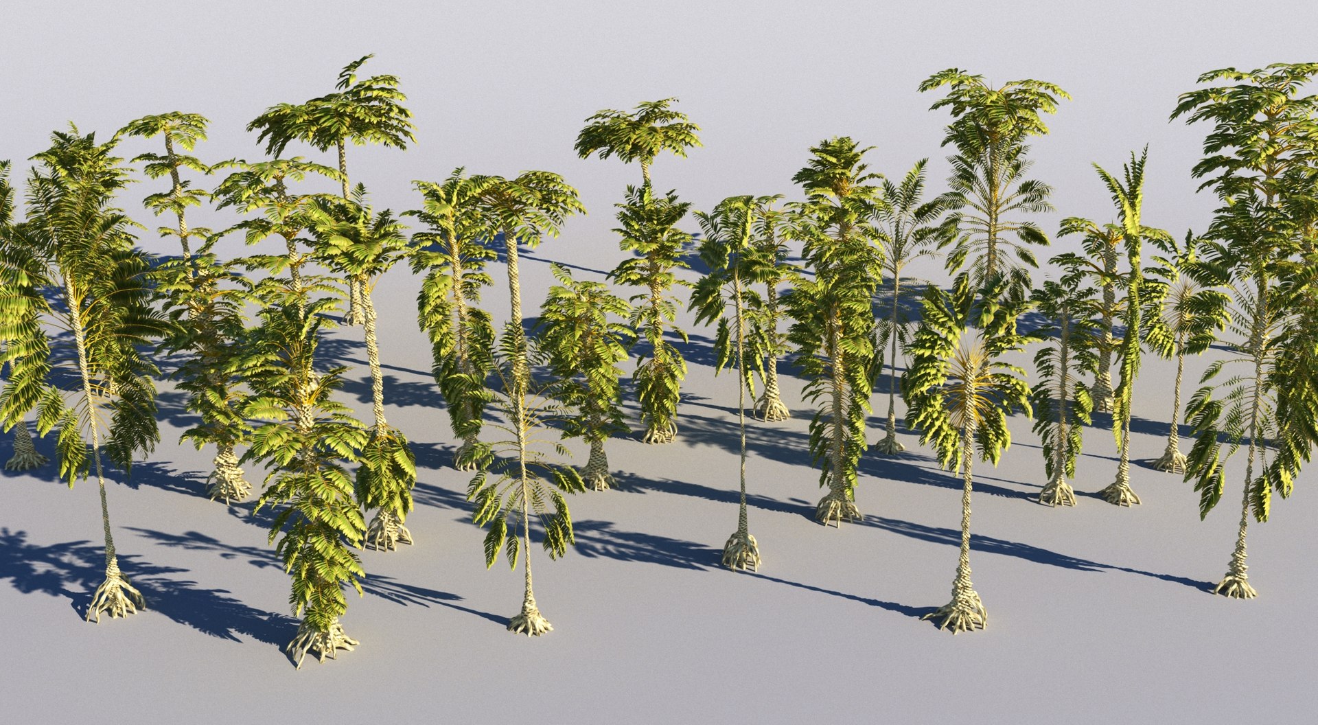 3D prehistoric plants tree model - TurboSquid 1674404