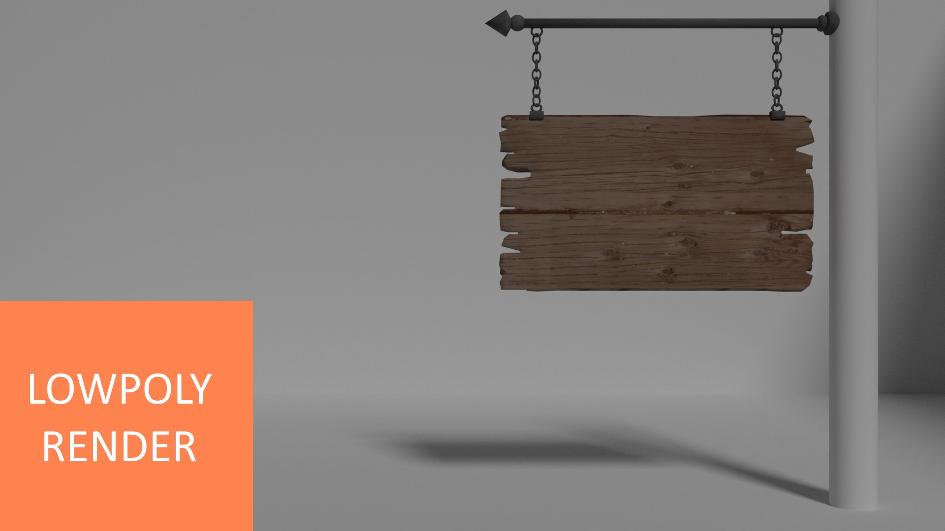 Free 3D Model Low- Highpoly Sign - TurboSquid 1226761