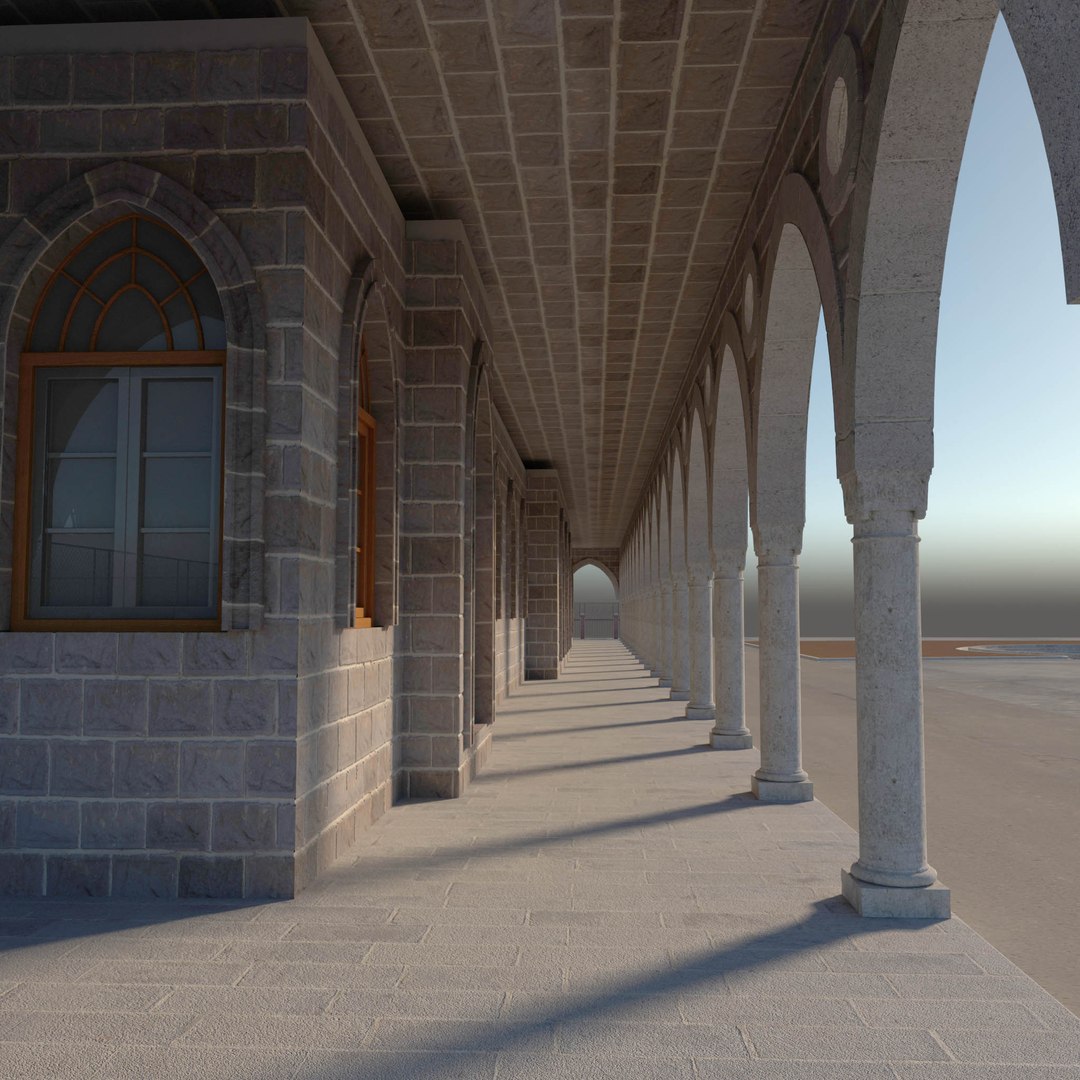 3D Old Train Station Model - TurboSquid 1326480