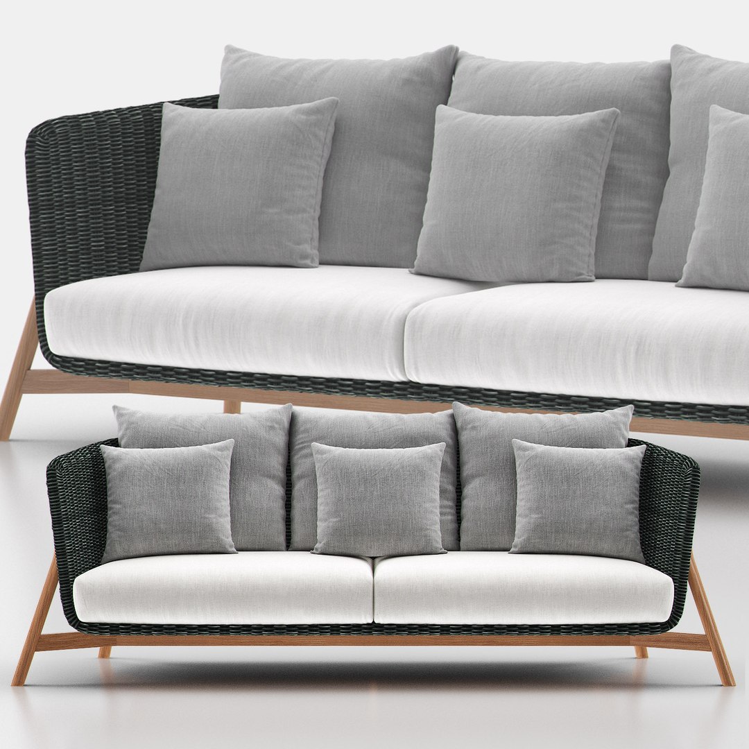 3 Point Sofa 3D Model - TurboSquid 1633021