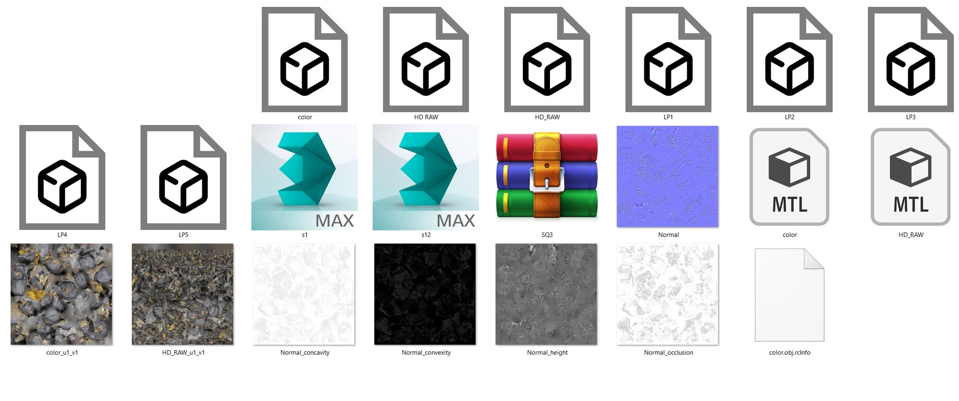 3D garbage bags mega scan - TurboSquid 1648327