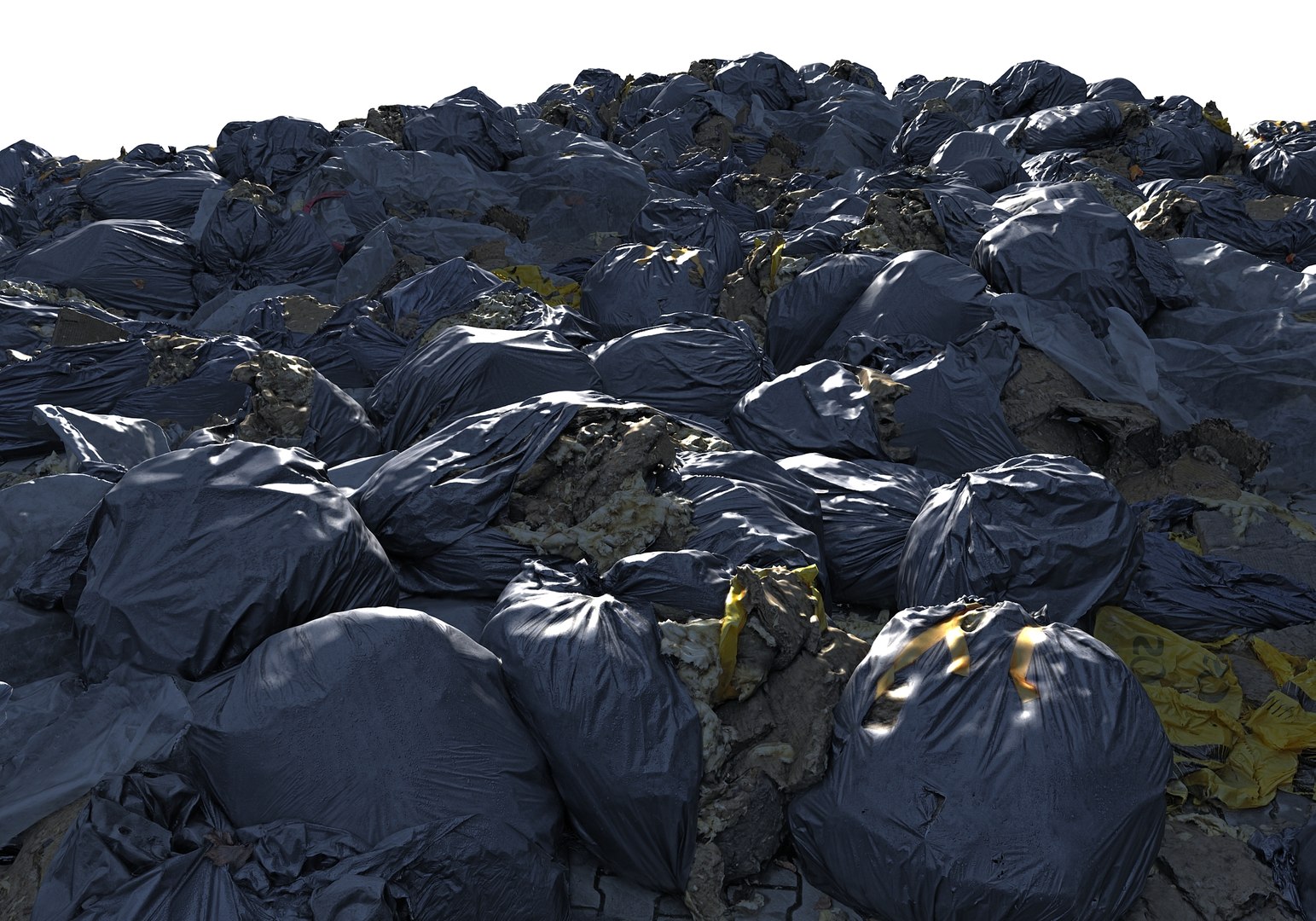 3D Garbage Bags Mega Scan - TurboSquid 1648327