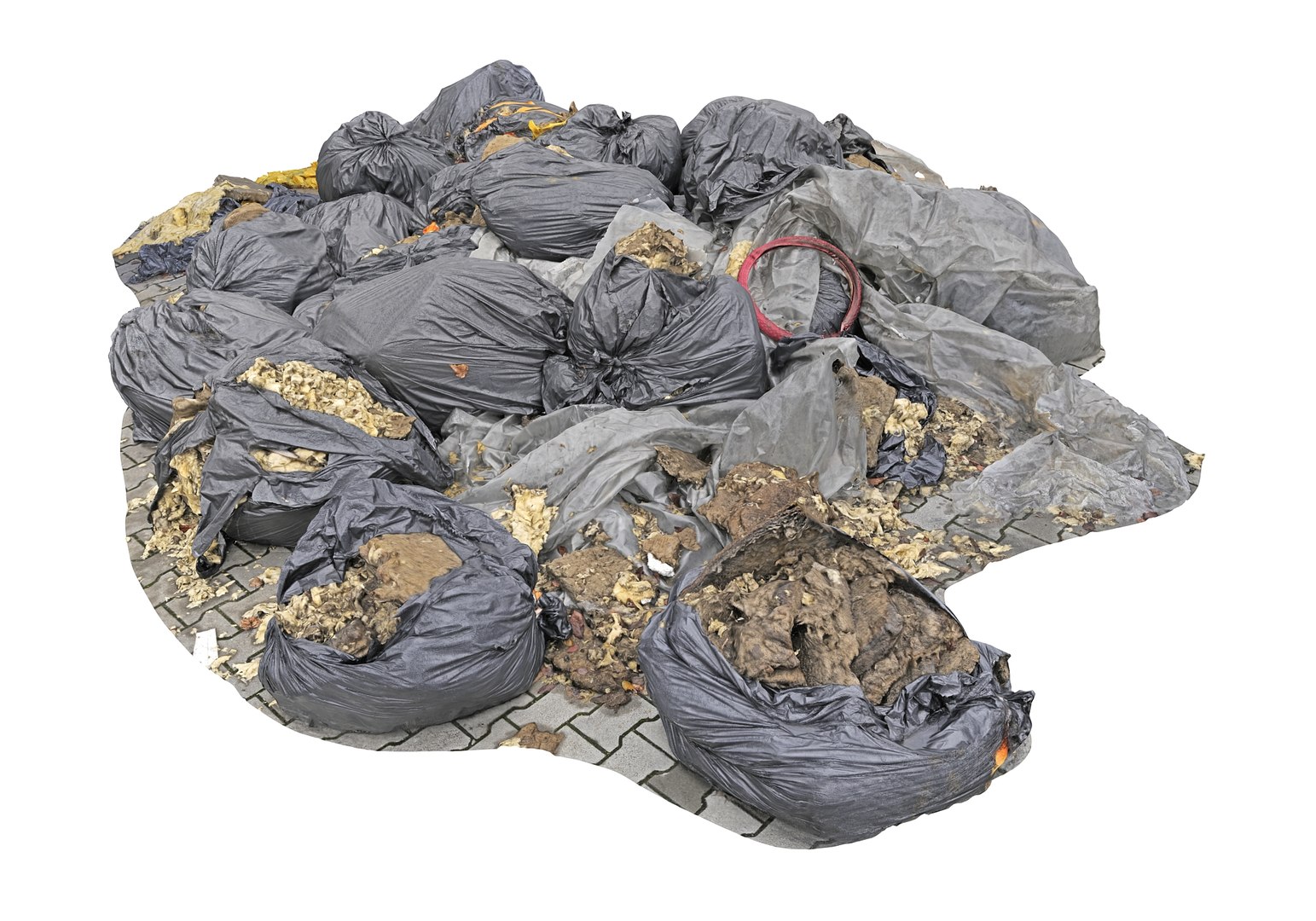 3D Garbage Bags Mega Scan - TurboSquid 1648327