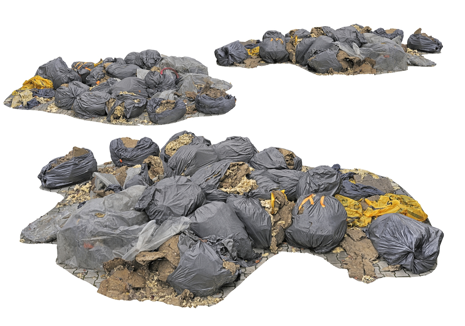 3D Garbage Bags Mega Scan - TurboSquid 1648327