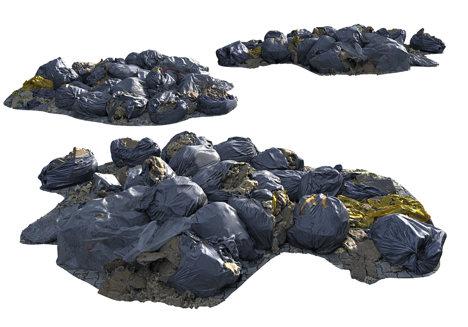 3D Garbage Bags Mega Scan - TurboSquid 1648327