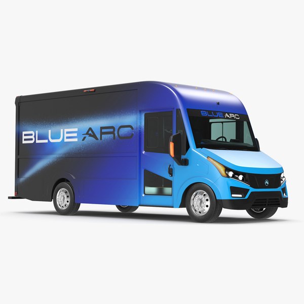 Electric Delivery Truck Blue Arc 3D 모델 - TurboSquid 2062972