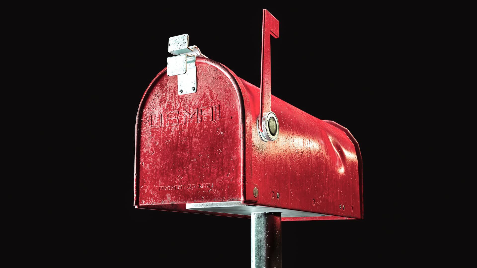 3D American Style Mailbox - Game Ready Model - TurboSquid 2096151