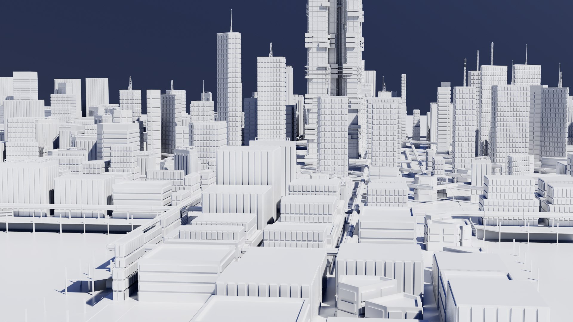 Cityscape 3001 3D Model - TurboSquid 1982678