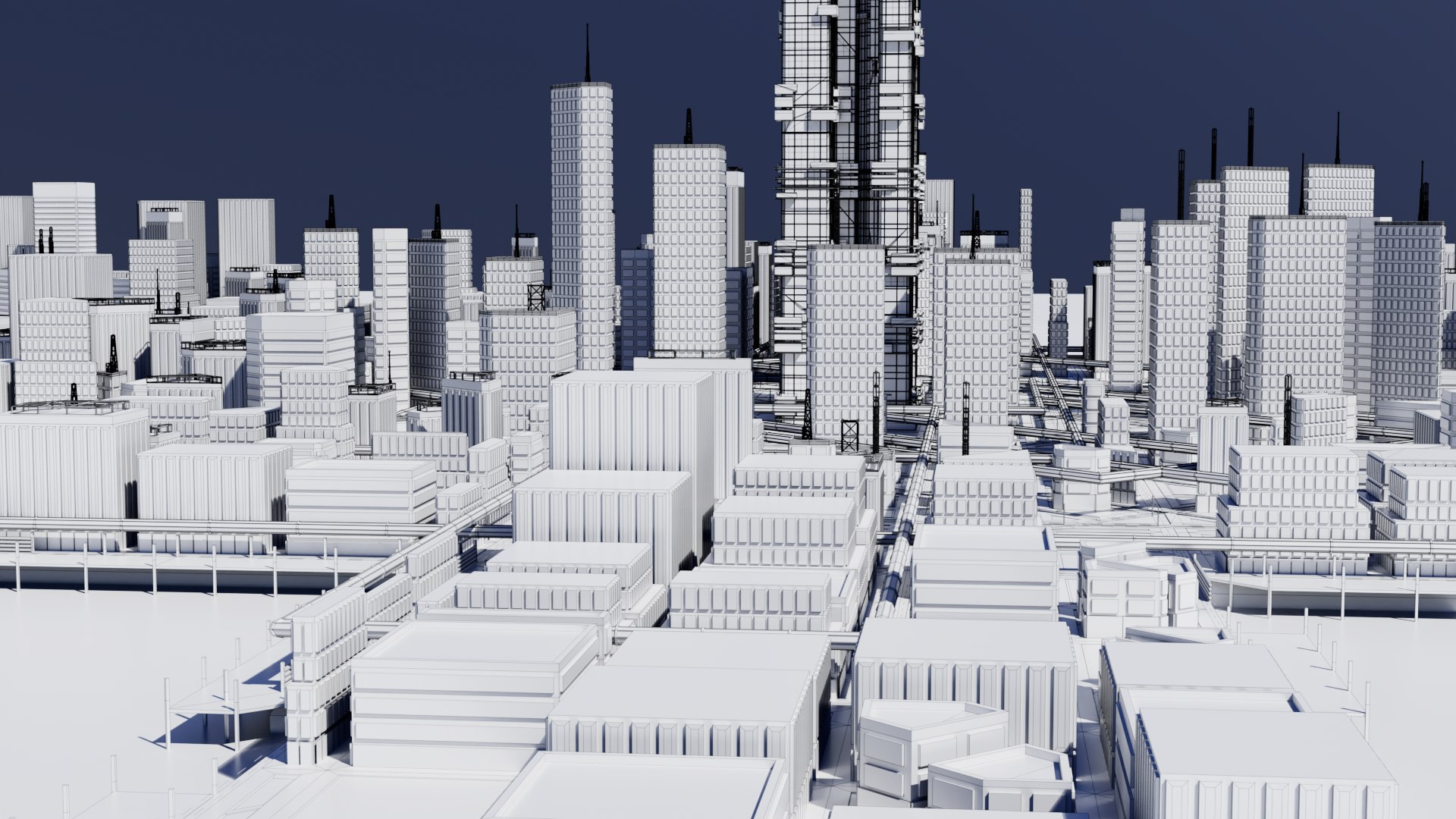 Cityscape 3001 3D Model - TurboSquid 1982678