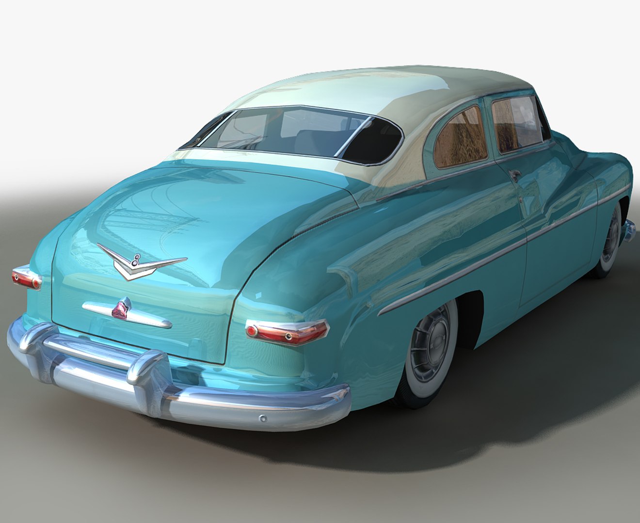 3D Generic Retro Sedan Model - TurboSquid 1313430