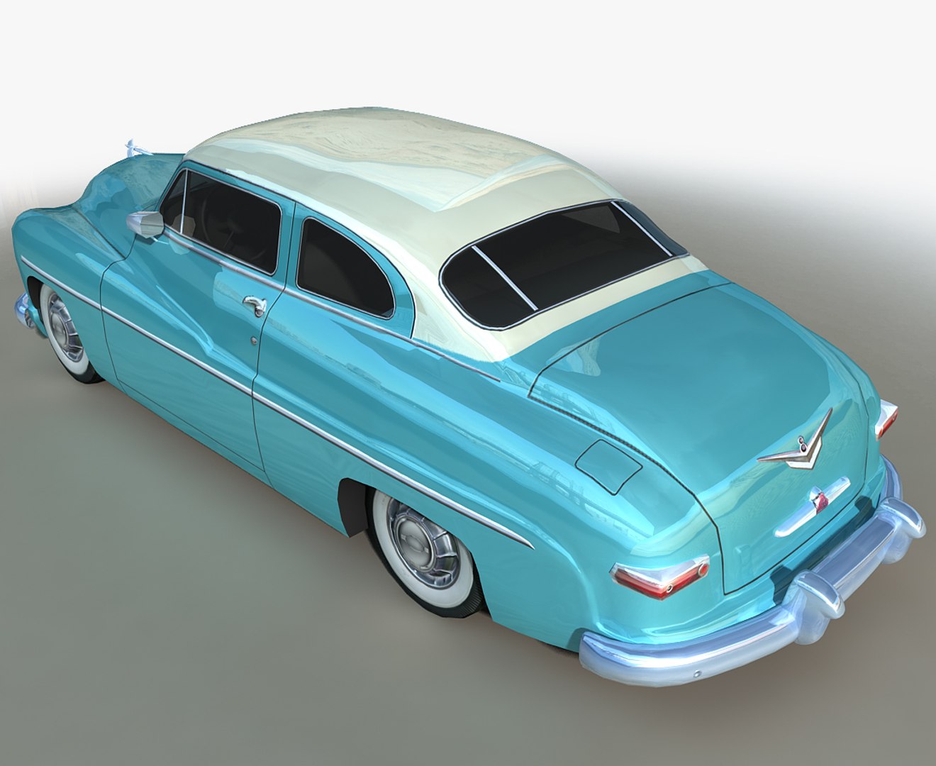 3D Generic Retro Sedan Model - TurboSquid 1313430