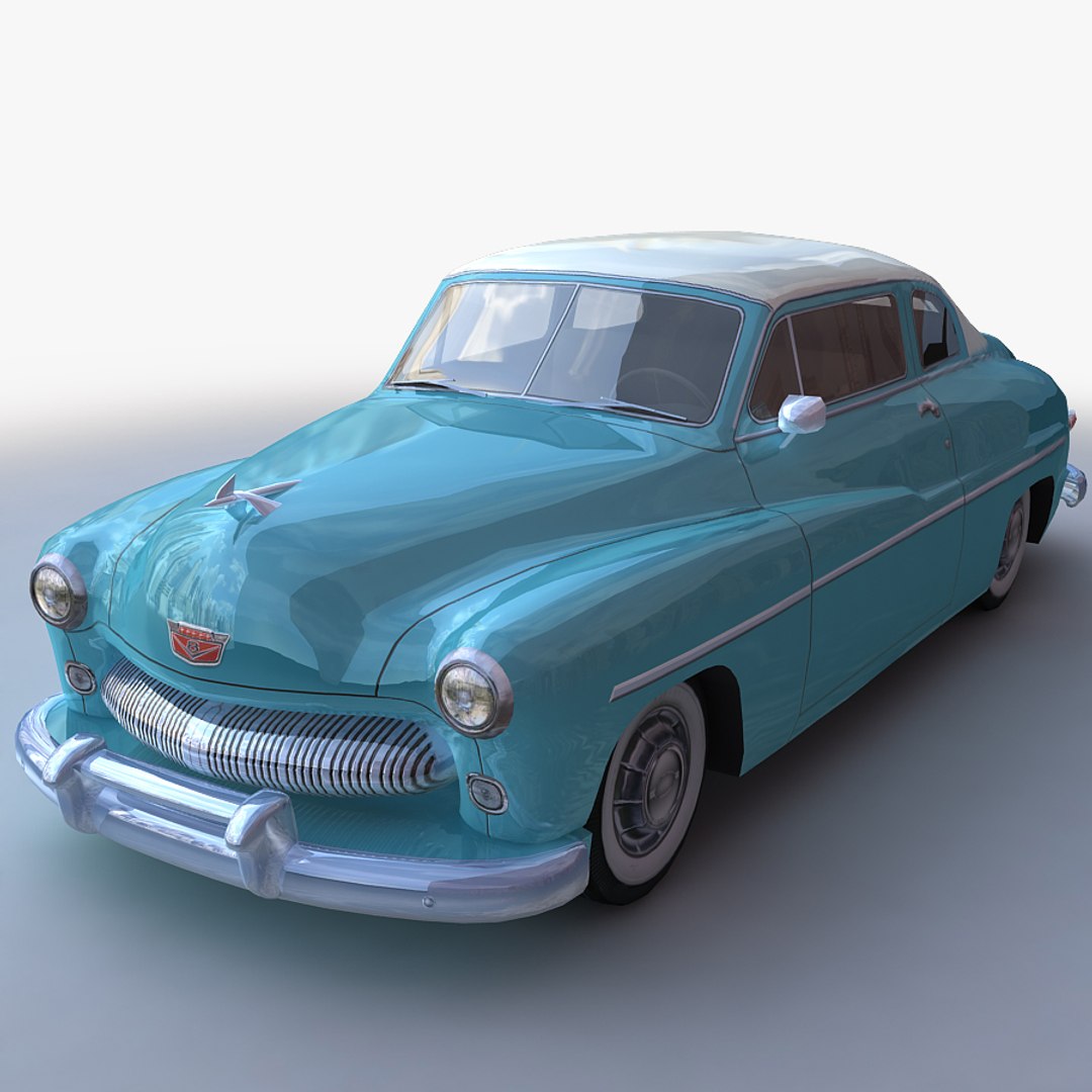 3D Generic Retro Sedan Model - TurboSquid 1313430