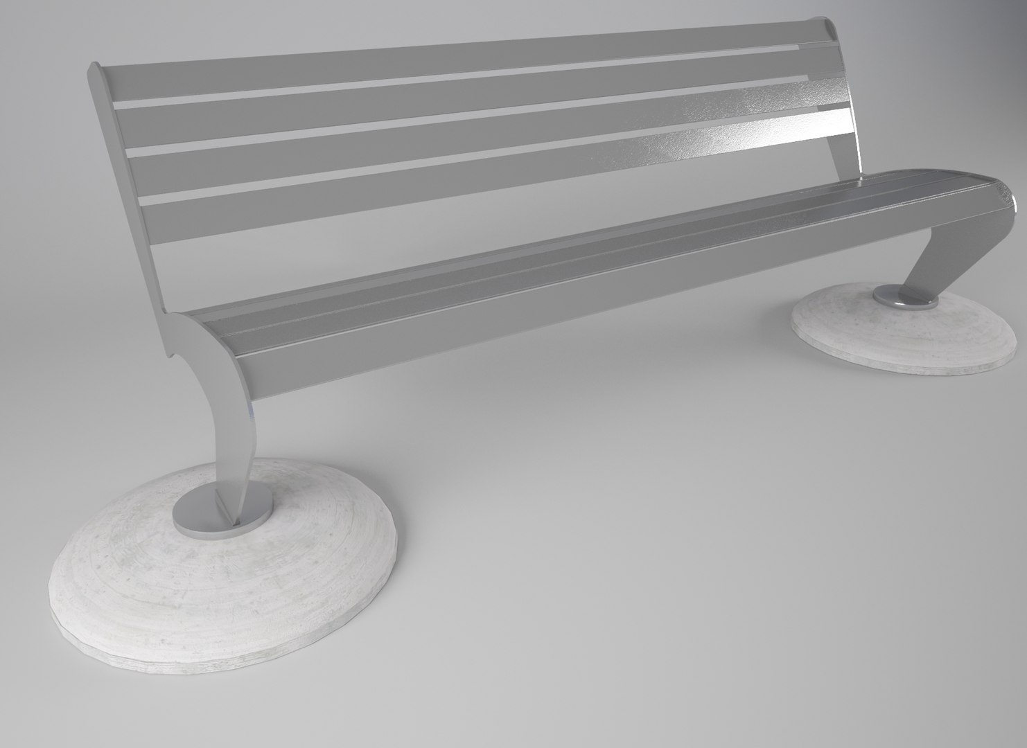 3D contemporary bench furniture seat model - TurboSquid 1544084