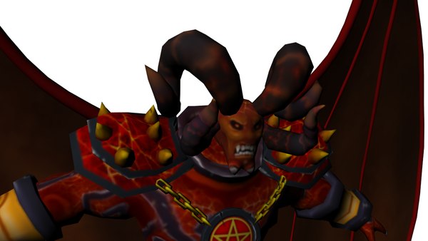 boss monster mob 3d model