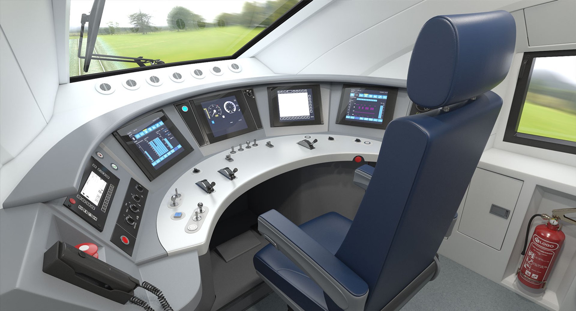 3D ice 4 speed train - TurboSquid 1466749