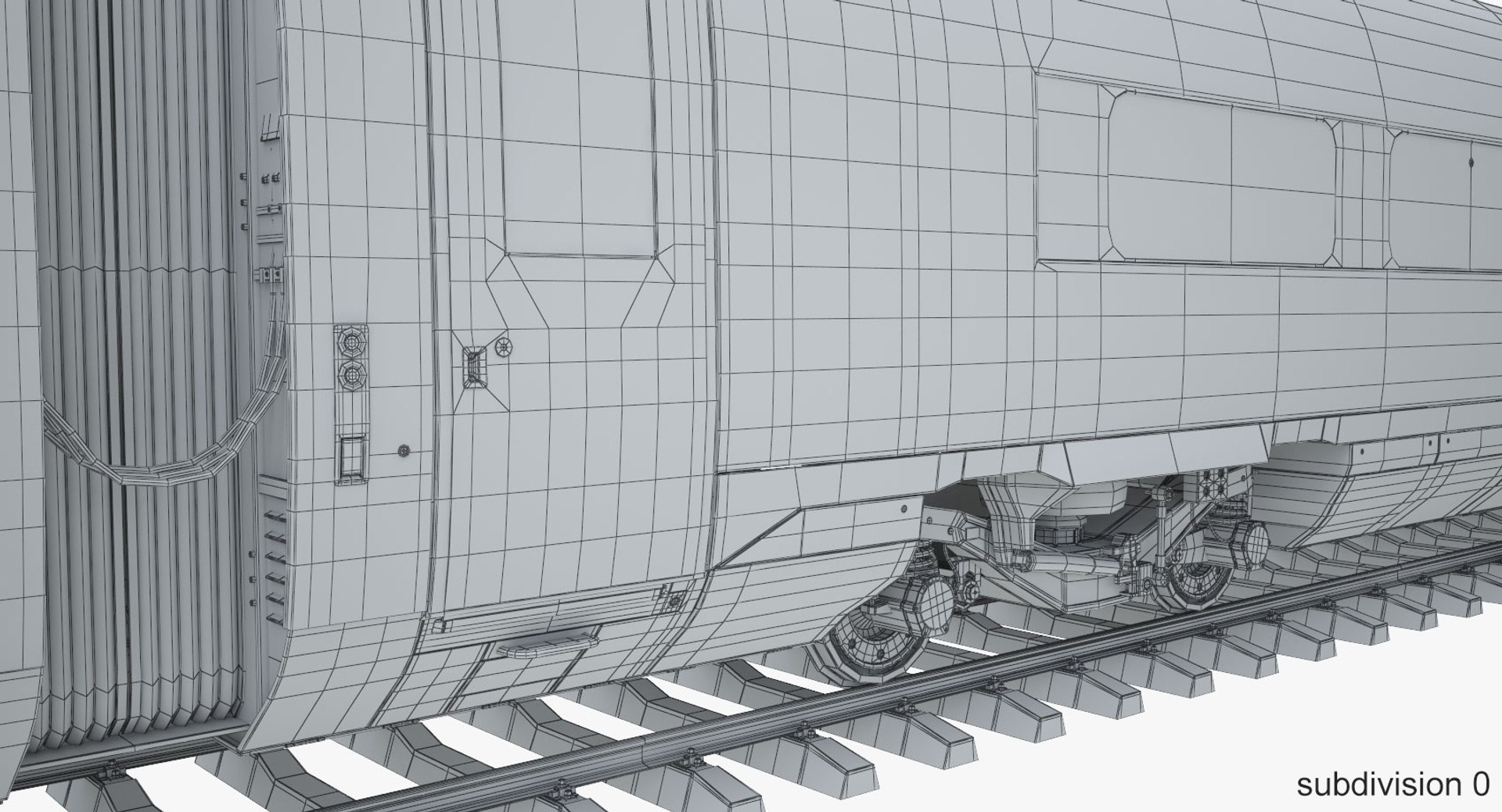3D ice 4 speed train - TurboSquid 1466749