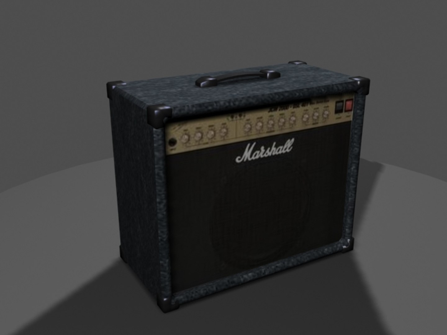 3d Marshall Amp