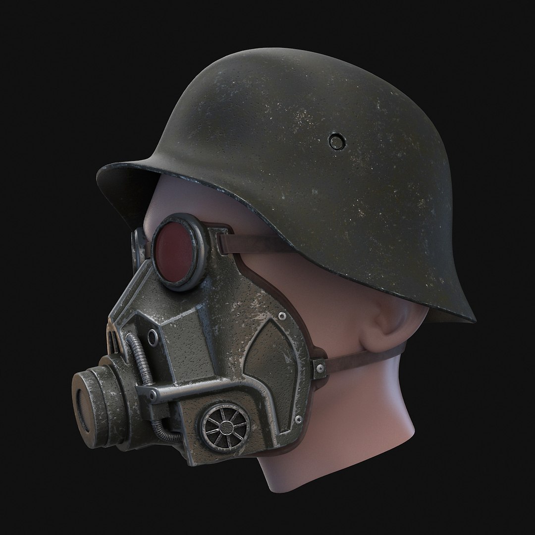 3D Gas Mask German - TurboSquid 1169081