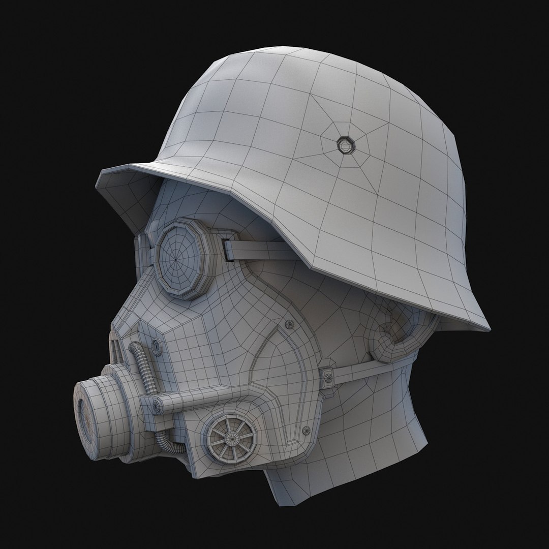 3D Gas Mask German - TurboSquid 1169081