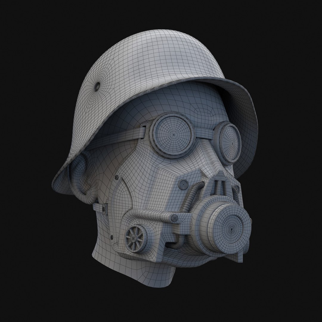 3D Gas Mask German - TurboSquid 1169081