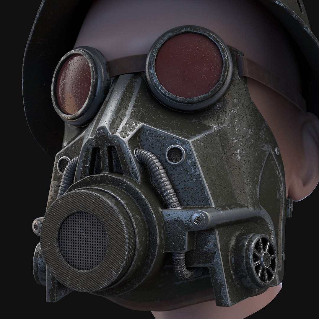 3D Gas Mask German - TurboSquid 1169081