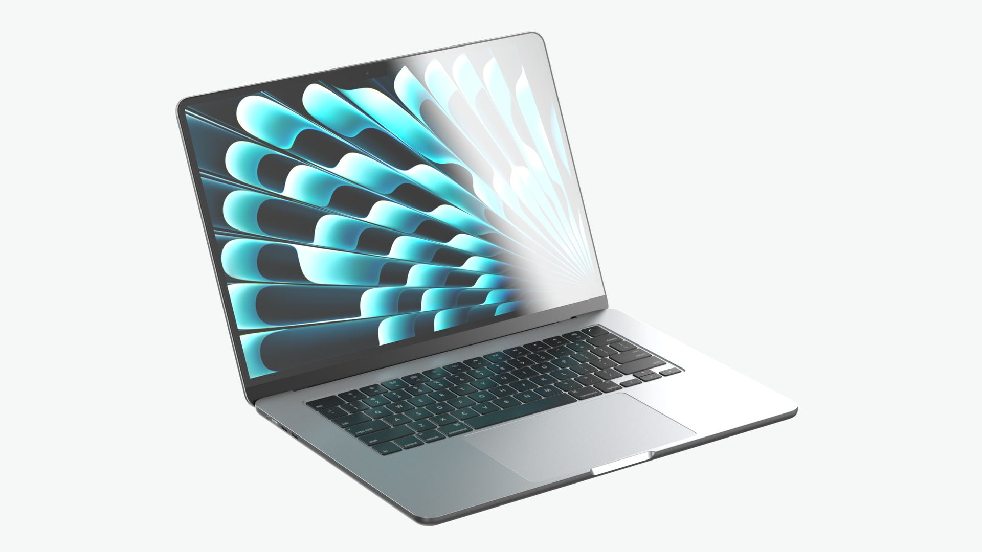 Apple MacBook Air 15 2023 Silver Model - TurboSquid 2084562