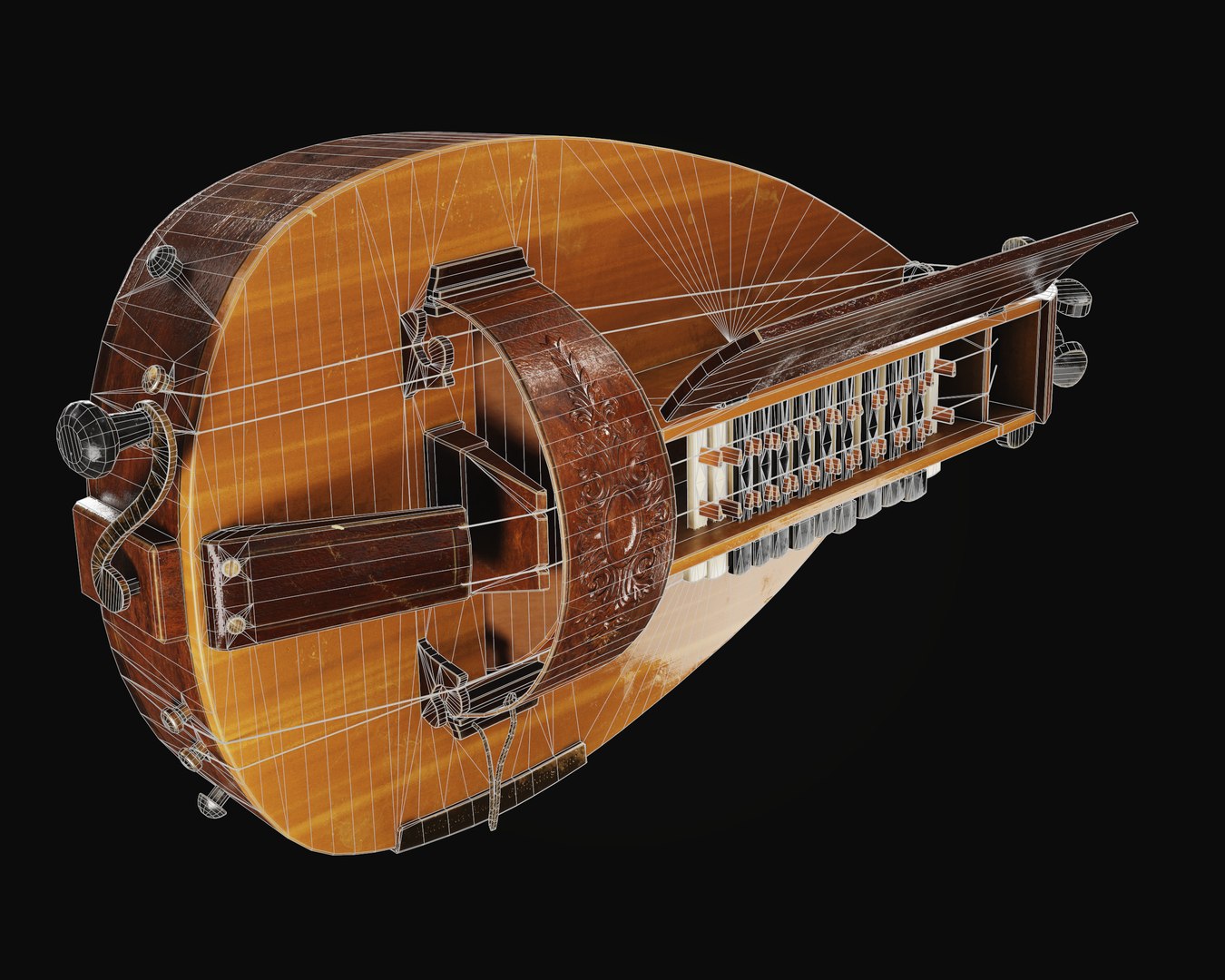 3D Hurdy-gurdy - TurboSquid 2156342