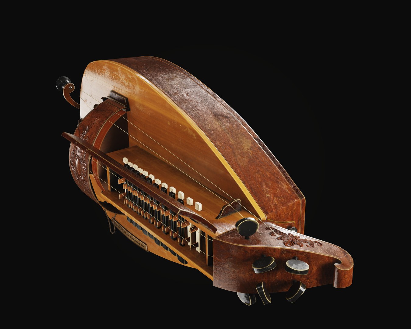 3D Hurdy-gurdy - TurboSquid 2156342