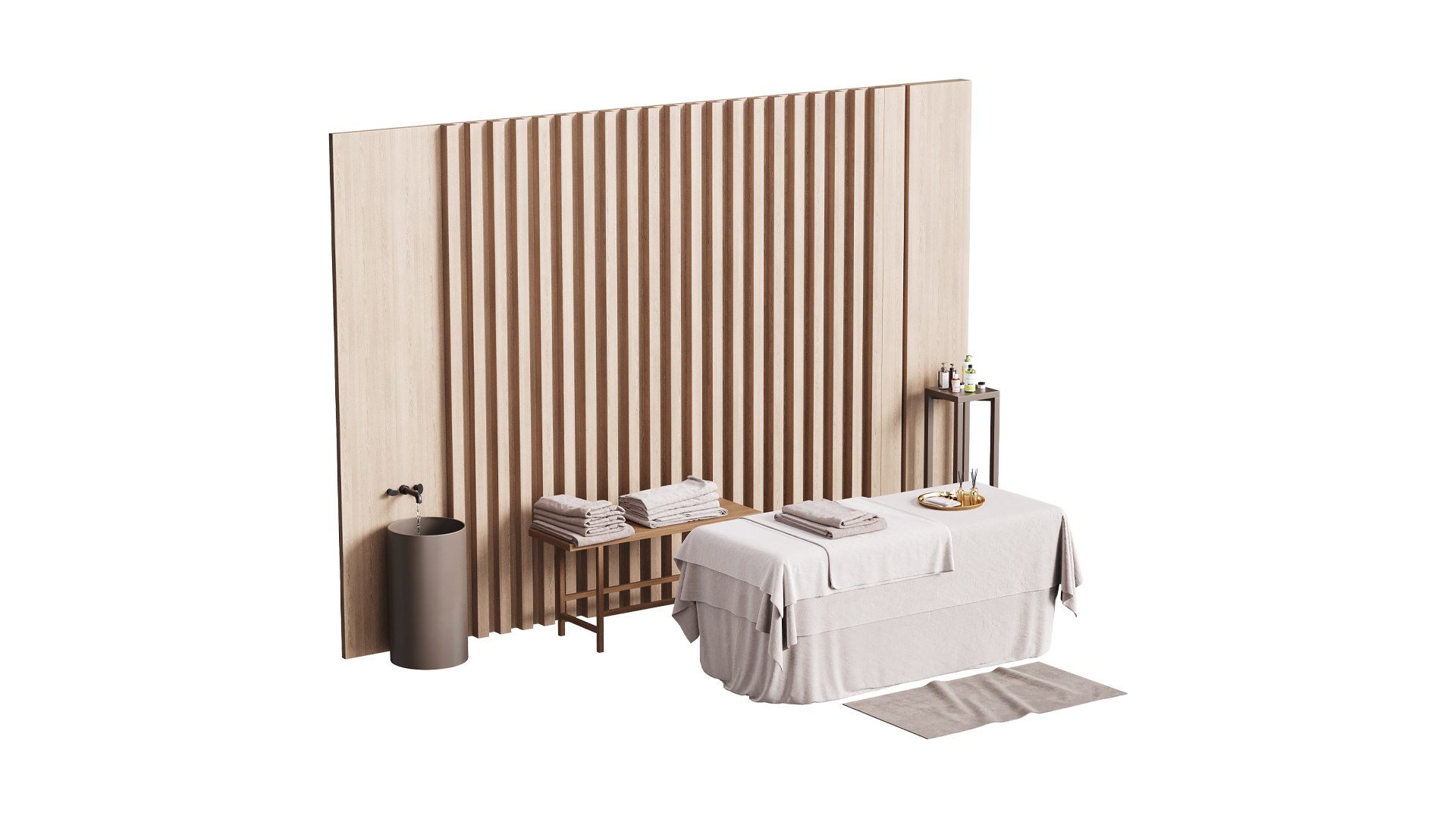 3D Model Modern Spa And Accessories 02 - TurboSquid 2295021