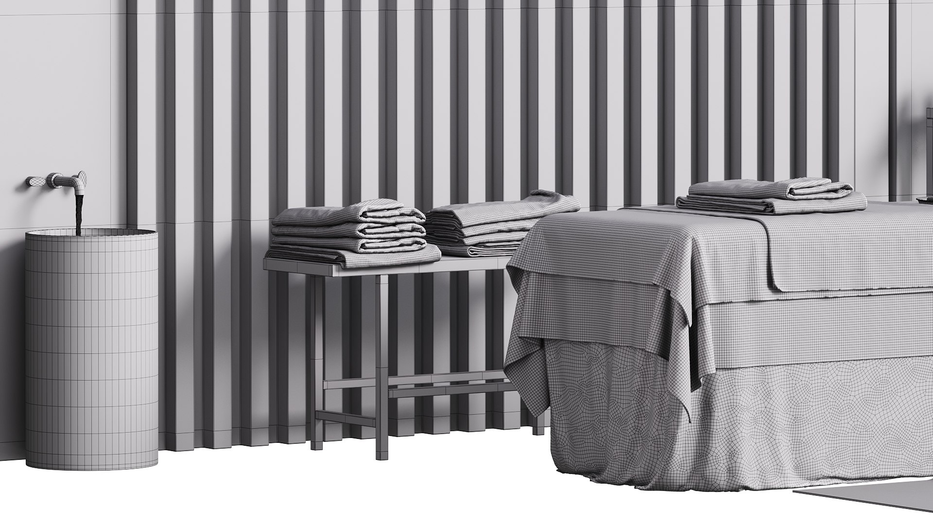 3D Model Modern Spa And Accessories 02 - TurboSquid 2295021